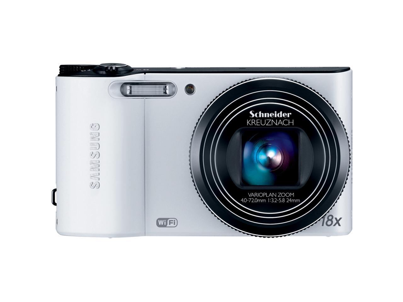Samsung WB150F 14.2 Megapixel Compact Camera - White - Newegg.com