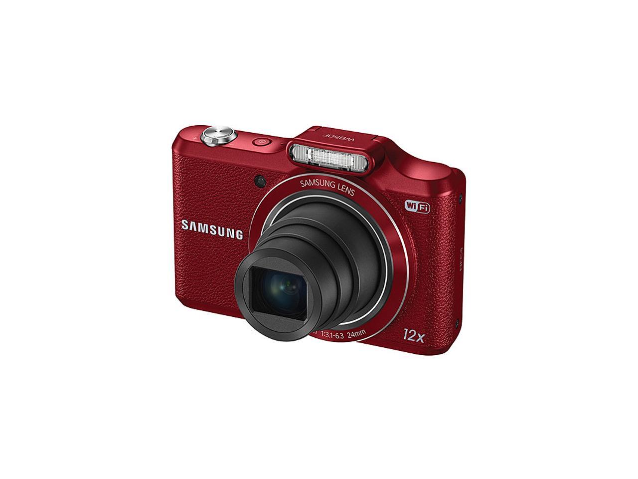 SAMSUNG WB50F Red 16.2 Megapixel Smart Digital Camera - Newegg.com