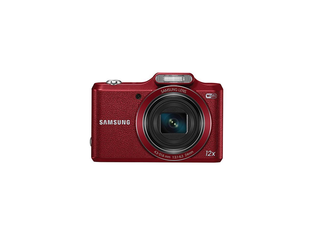 SAMSUNG WB50F Red 16.2 Megapixel Smart Digital Camera - Newegg.com