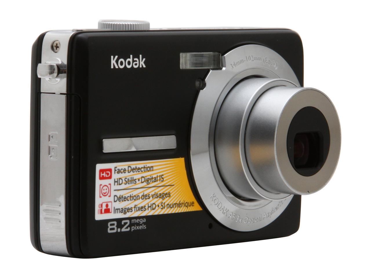 Kodak EayShare M863 Black 8.2 MP Digital Camera - Newegg.com