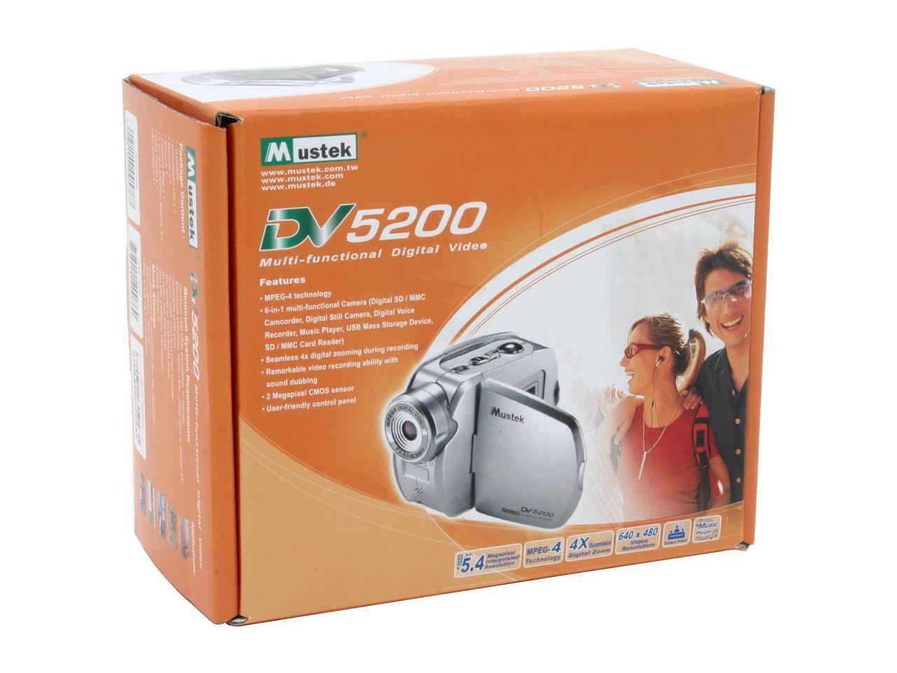 Mustek DV 5200 HDD/Flash Memory Camcorder - Newegg.com