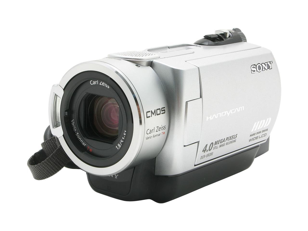 SONY DCR-SR200 40GB HDD Handycam Camcorder - Newegg.com