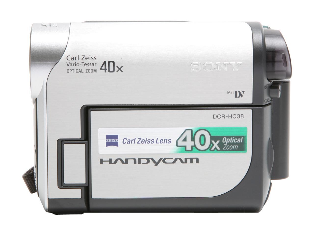 SONY DCR-HC38 MiniDV Camcorder - Newegg.com