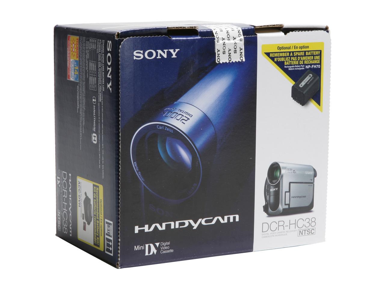 SONY DCR-HC38 MiniDV Camcorder - Newegg.com