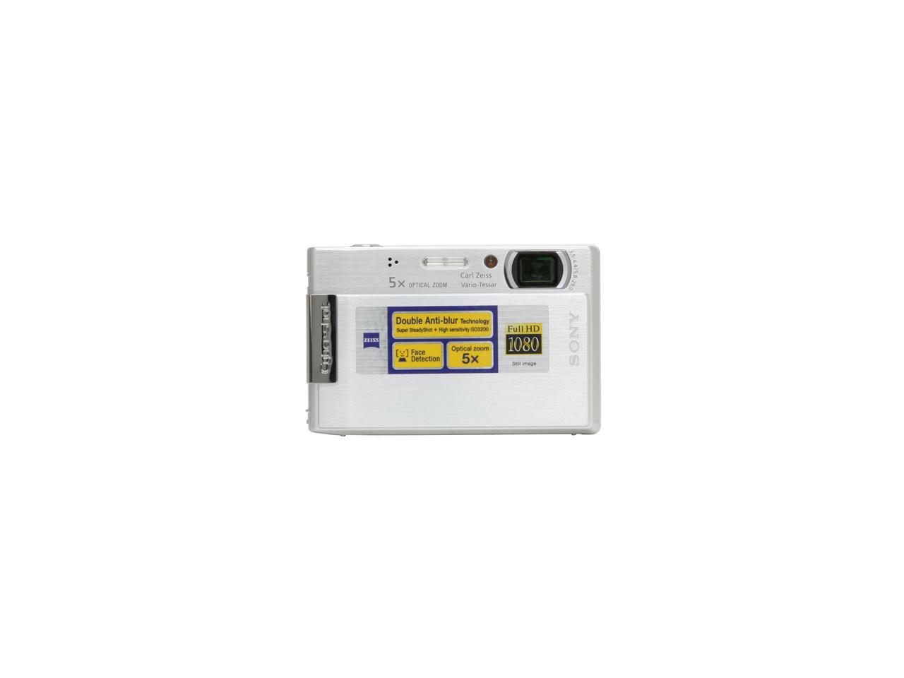 SONY DSC-T100 Silver 8.1 MP Digital Camera HDTV Output - Newegg.com