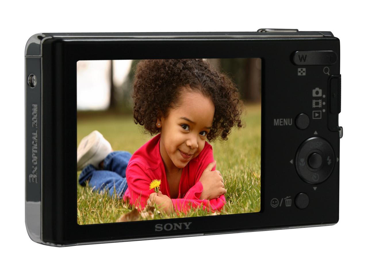 SONY Cyber-shot DSC-W190 Black 12.1 MP Digital Camera - Newegg.com