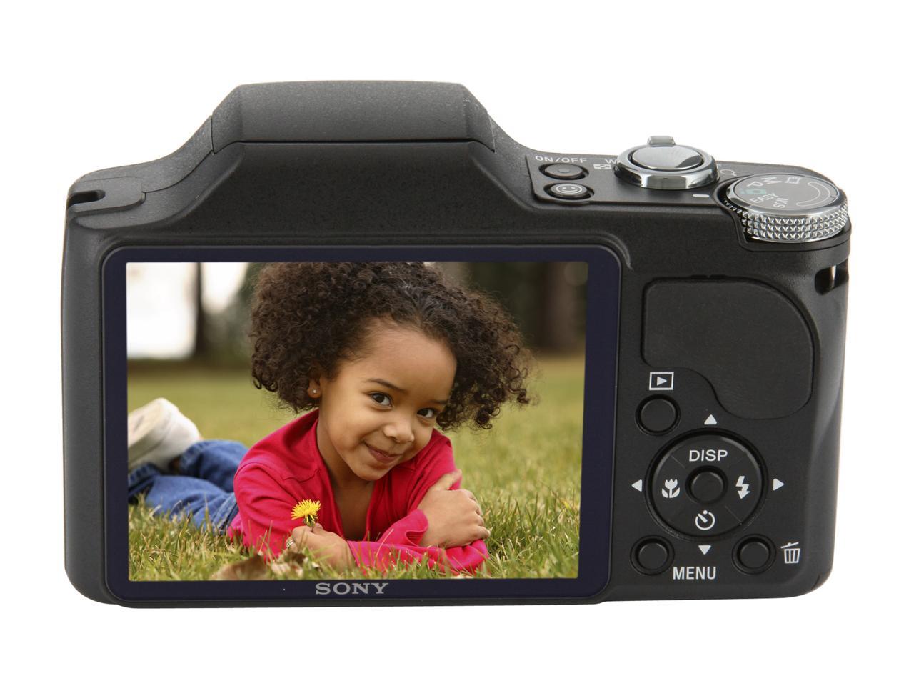 SONY Cyber-shot DSC-H20 Black 10.1 MP Digital Camera - Newegg.com