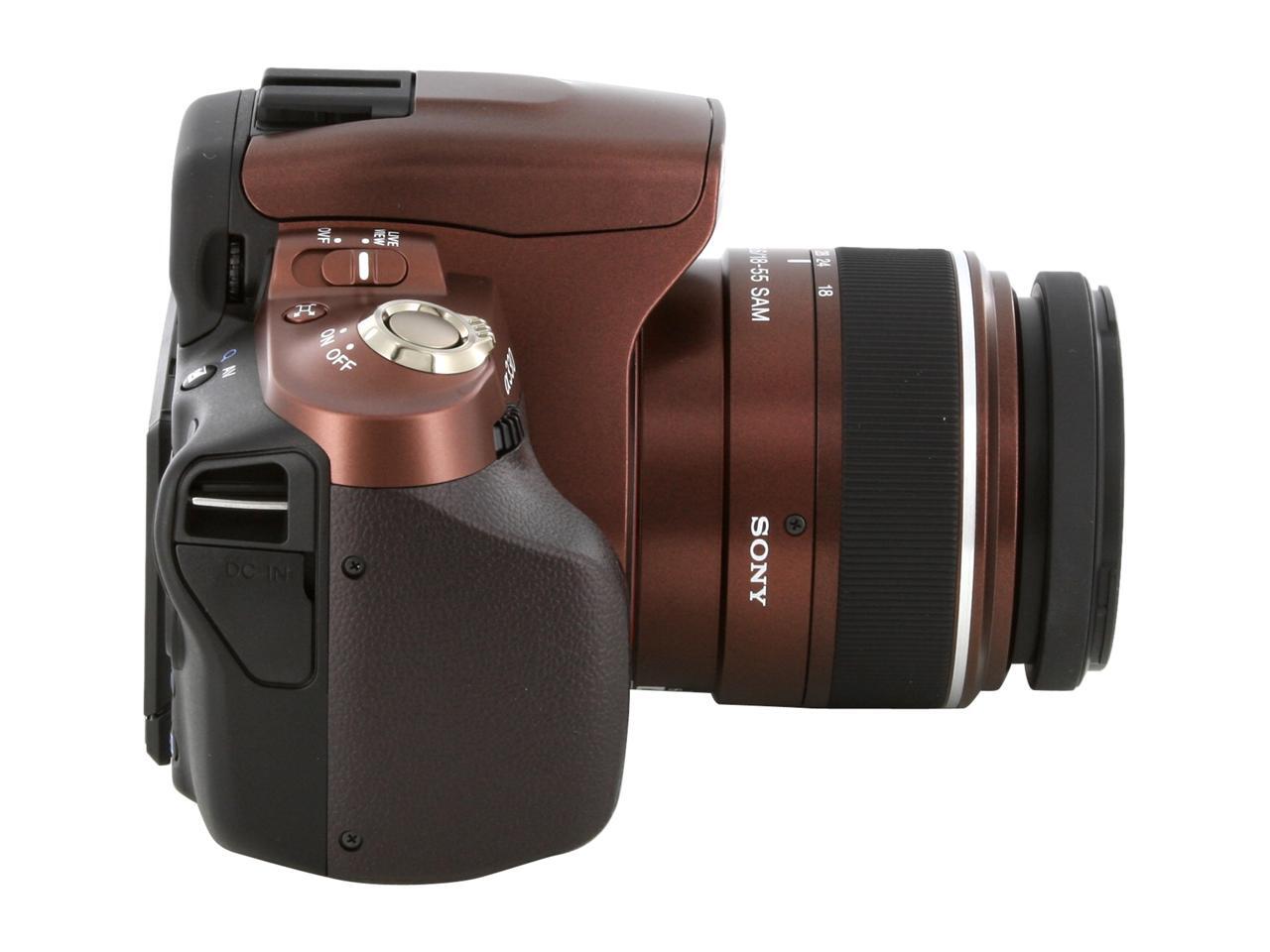 SONY a330 Brown Digital SLR Camera w/ DT 18-55mm f/3.5-5.6 SAM Standard ...