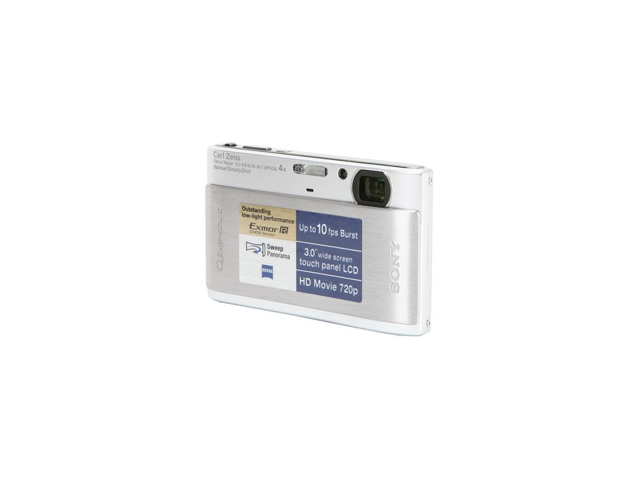 SONY Cyber-shot DSC-TX1 Silver 10.2 MP Exmor R CMOS 3.0" 230K Touch LCD ...