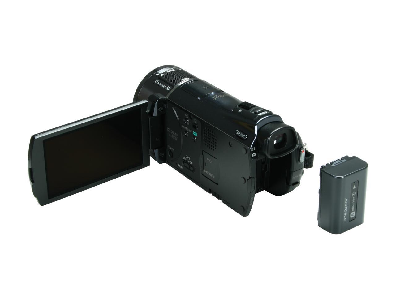 SONY HDR-CX550V 1/2.88" "Exmor R" CMOS 3.5" 921K Xtra Fine TruBlack LCD ...