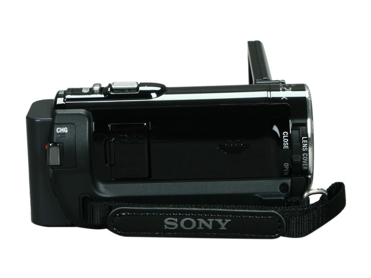 SONY HDR-CX150 Black 1/4" "Exmor R" CMOS 2.7" 230K LCD 25X Optical Zoom ...