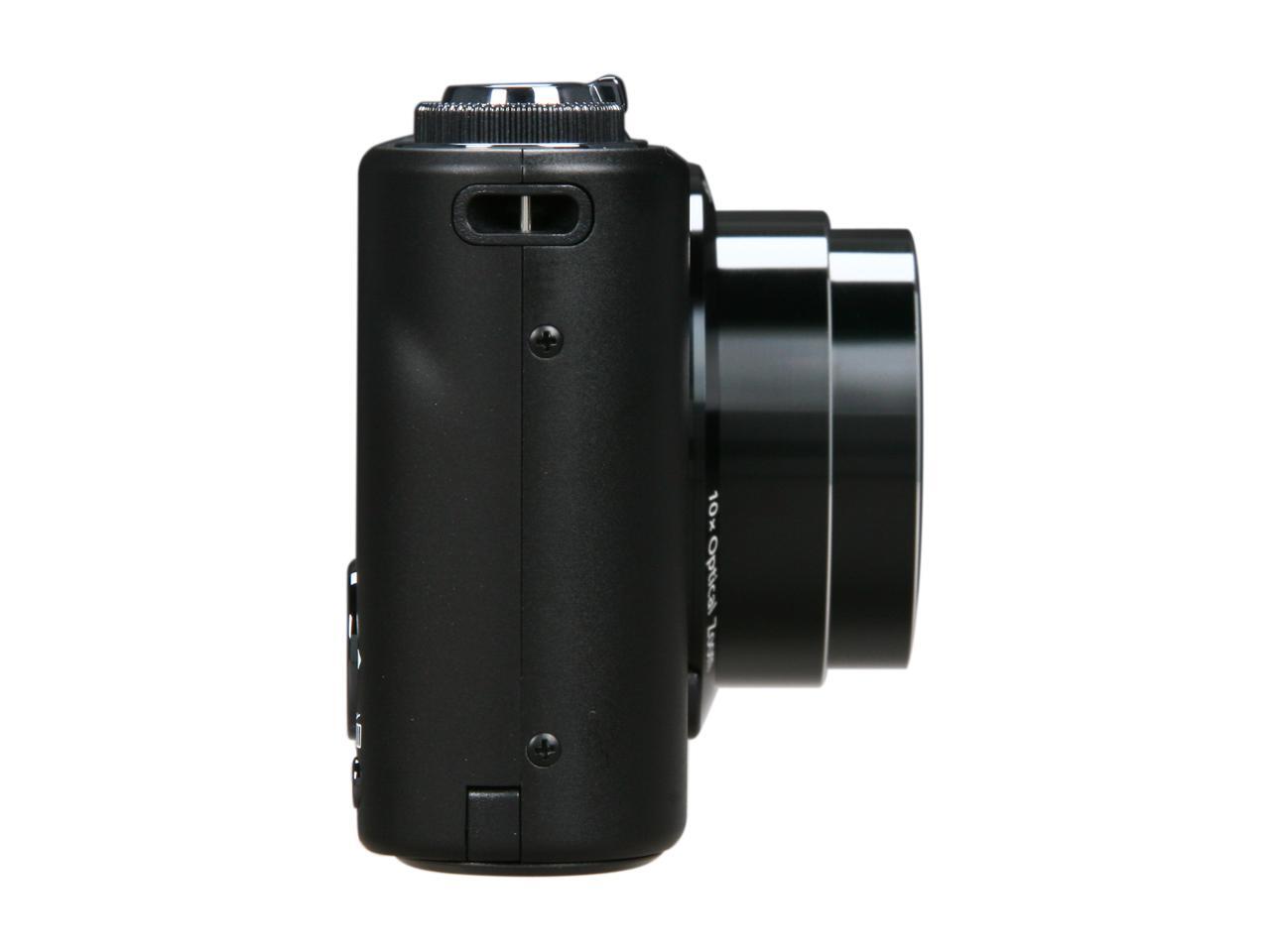 SONY Cyber-shot DSC-HX5V Black 10.2 MP 25mm Wide Angle Digital Camera ...