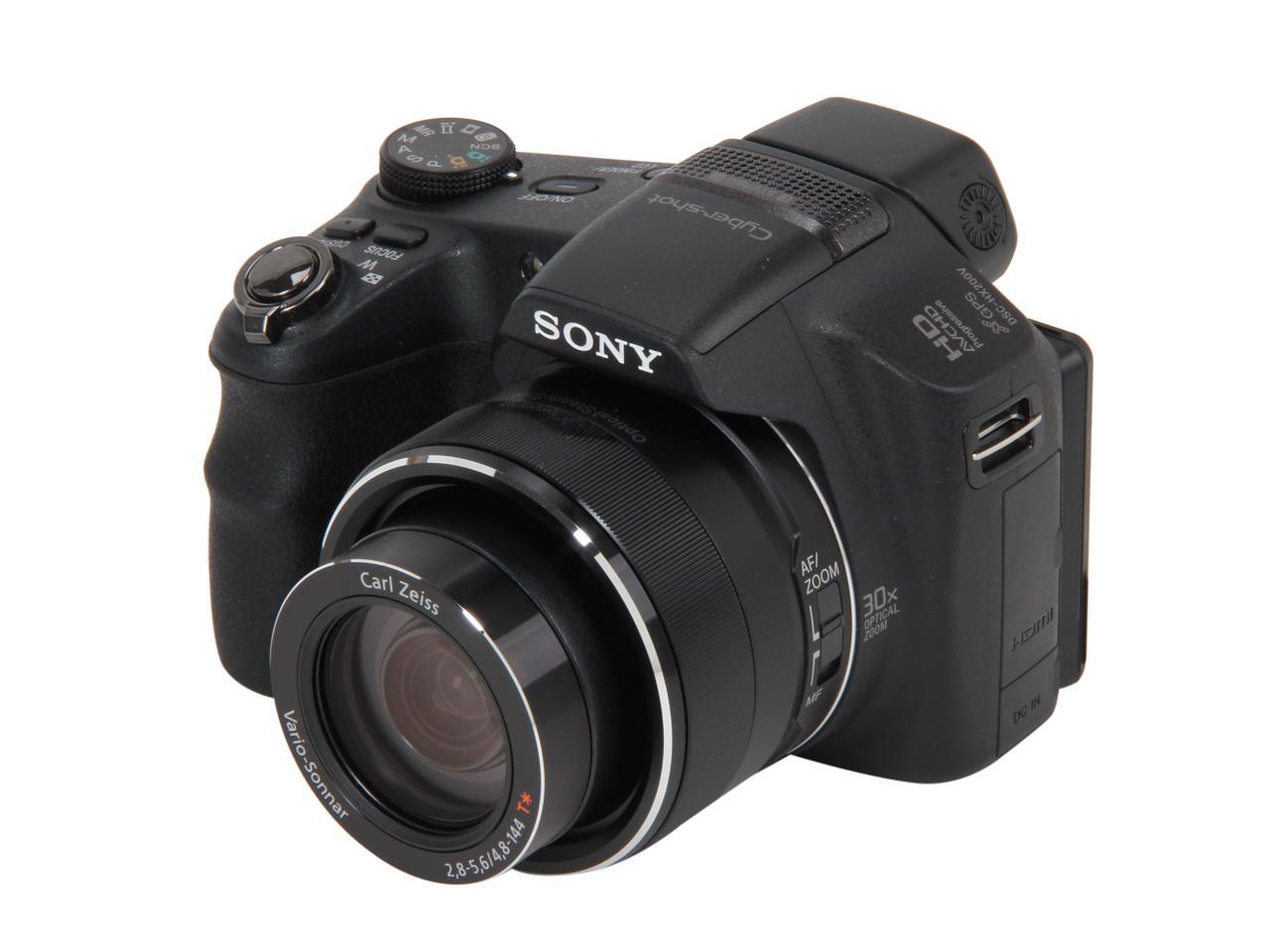 SONY Cyber-shot DSC-HX200V/B Black 18 MP Digital Camera - Newegg.com