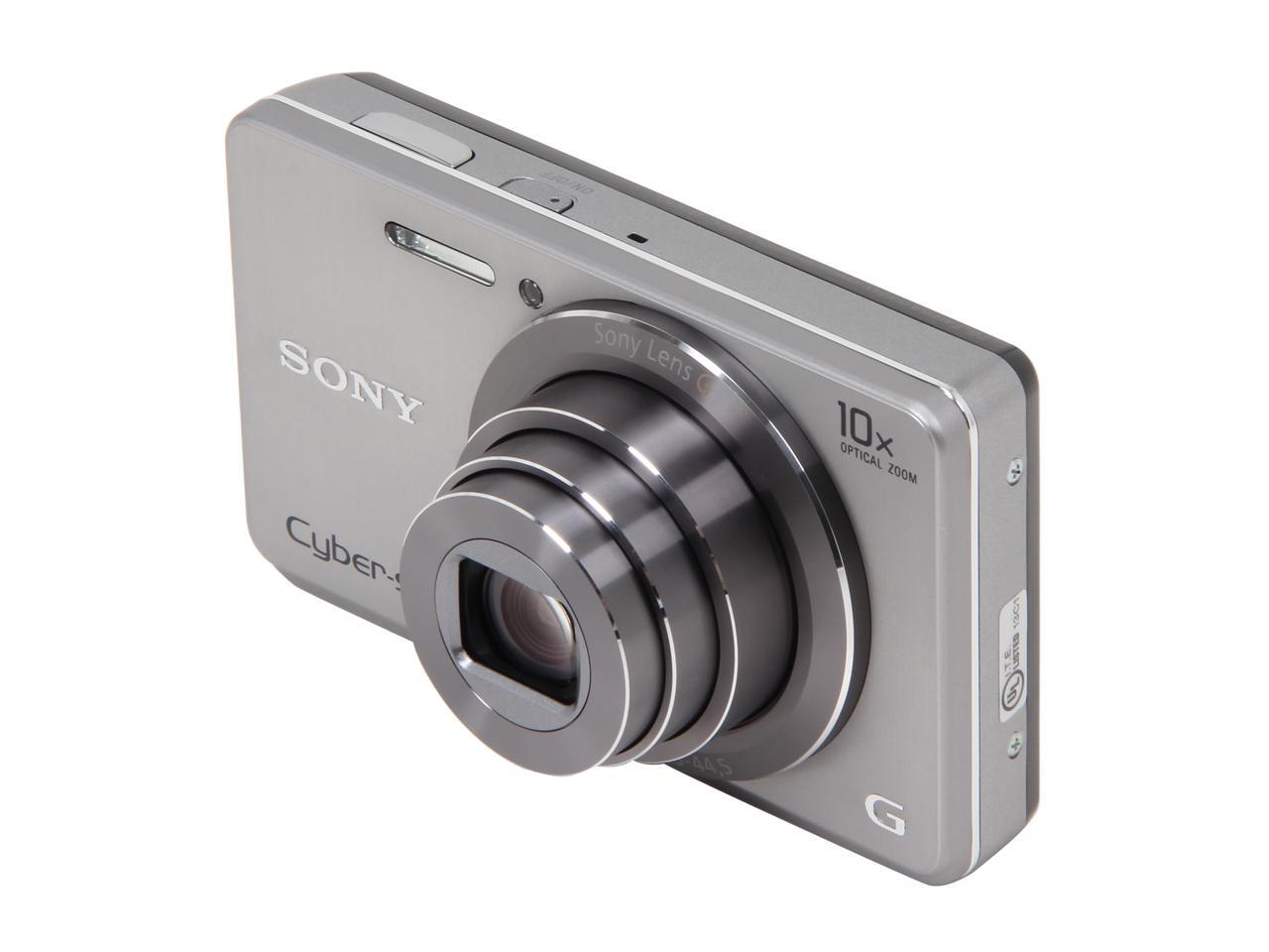 SONY Cyber-shot DSC-W690 Silver > 16.0 MP Digital Camera - Newegg.com