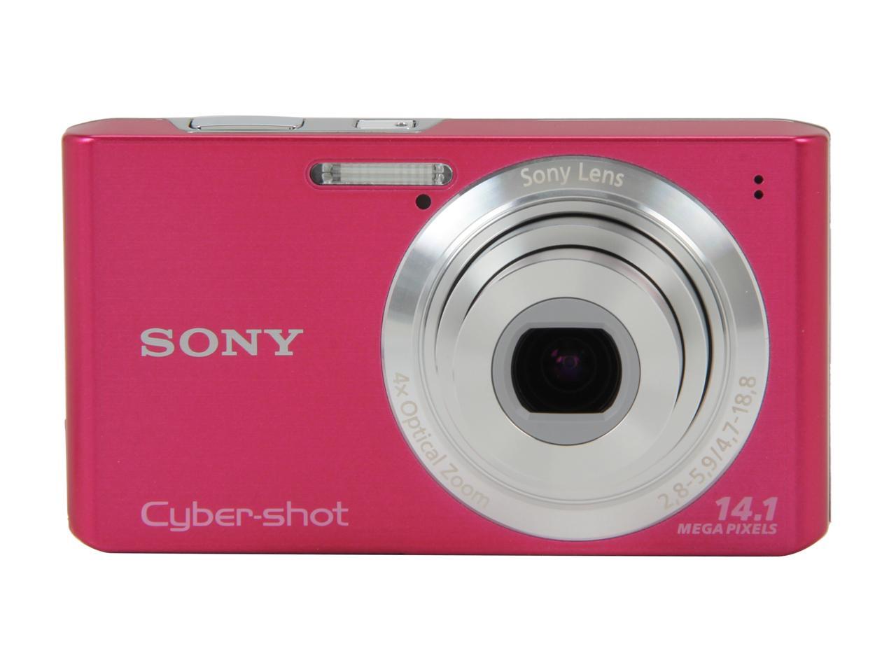 SONY Cyber-shot DSC-W610/P Pink 14.1 MP Digital Camera - Newegg.com