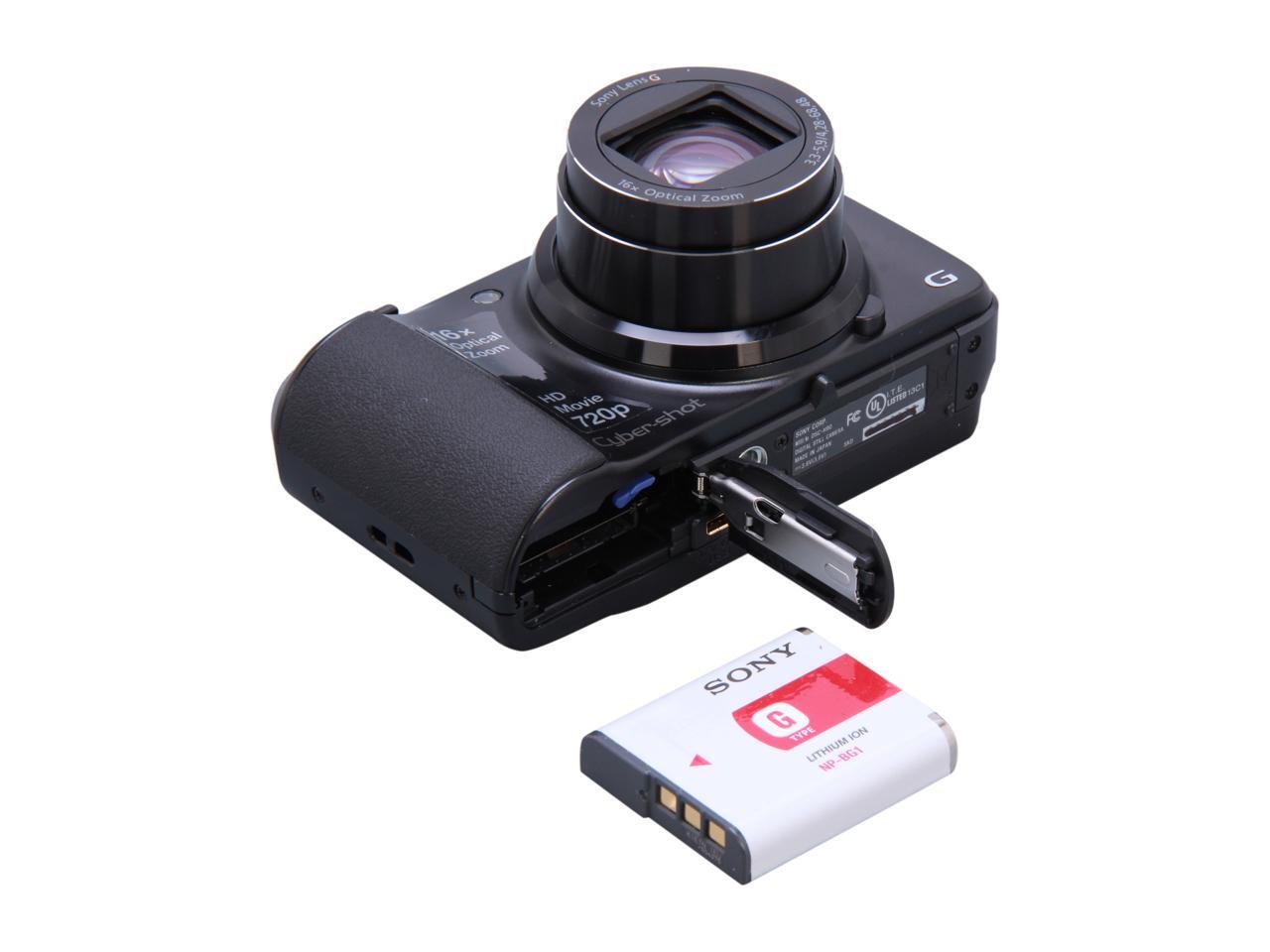 Refurbished: SONY DSC-H90/B Black 16.1MP Digital Camera - Newegg.com
