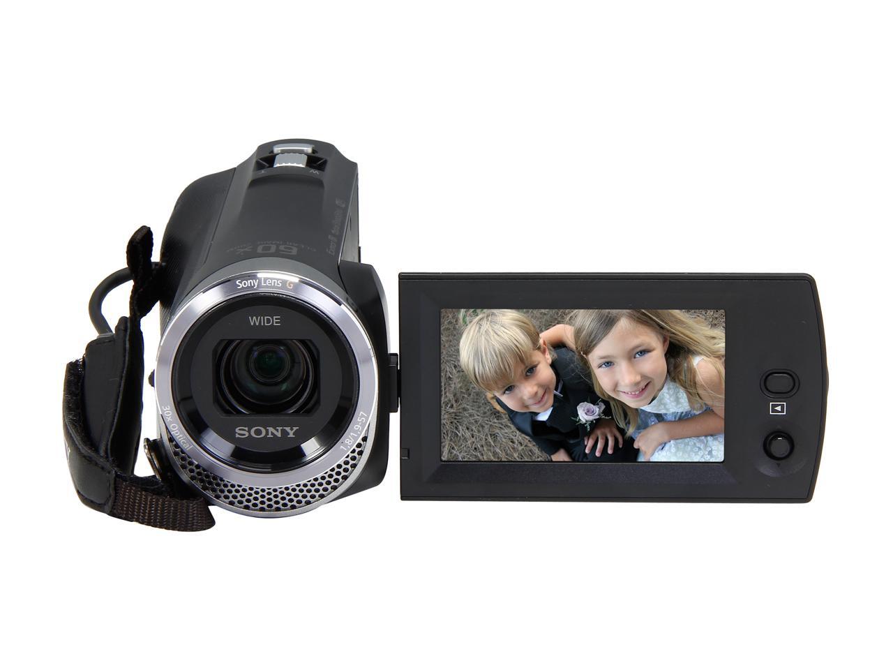 SONY HDR-CX330/B Black Full HD HDD/Flash Memory Camcorder - Newegg.com