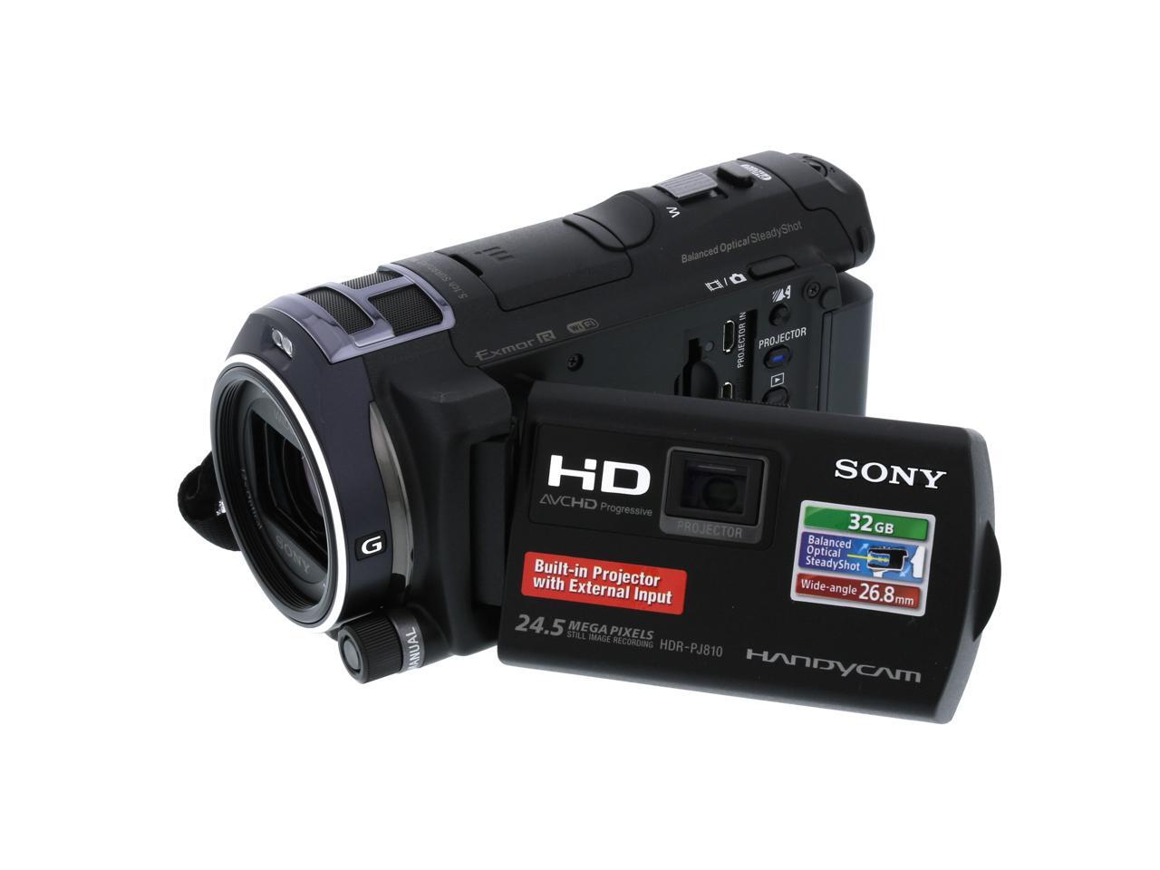 SONY HDR-PJ810/B Black Full HD HDD/Flash Memory Camcorder - Newegg.com