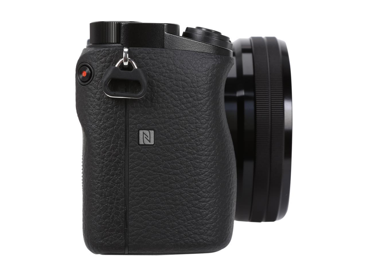 Sony Alpha A6000 ILCE-6000L/B Black Mirrorless Camera with 16-50 mm ...