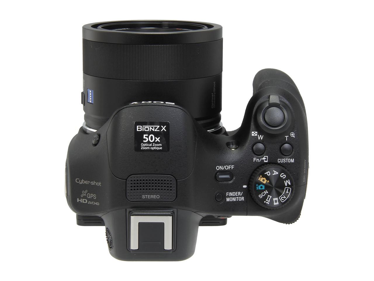 SONY Cyber-shot HX400 Black 20.4 MP 24mm Wide Angle Digital Camera HDTV ...