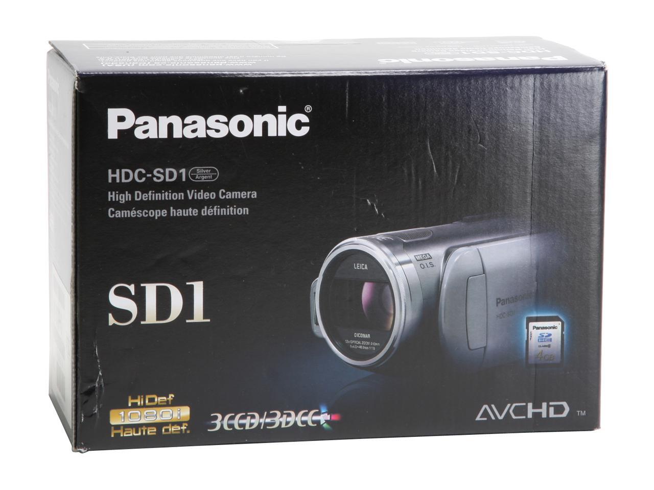Panasonic HDC-SD1 High Definition HDD/Flash Memory Camcorder - Newegg.com