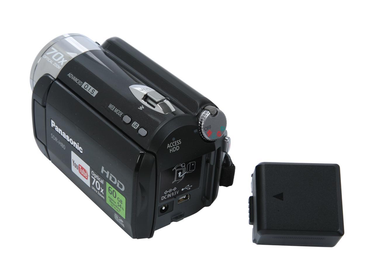 Spalona camera sdr h80 panasonic - technologieslokasin