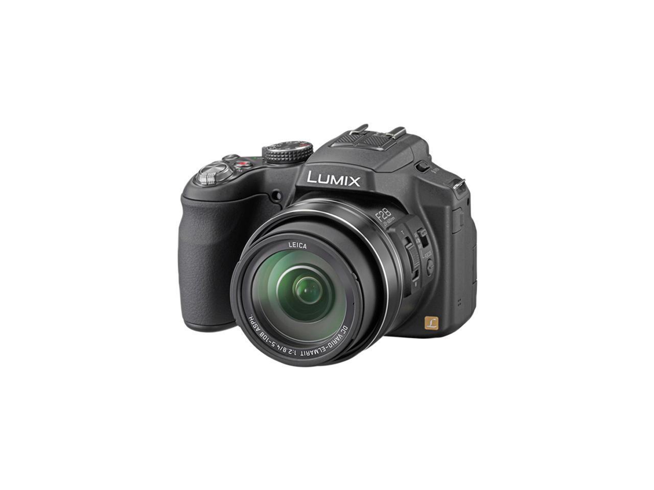 Panasonic LUMIX FZ200 Black 12.1 MP 25mm Wide Angle Digital Camera with ...