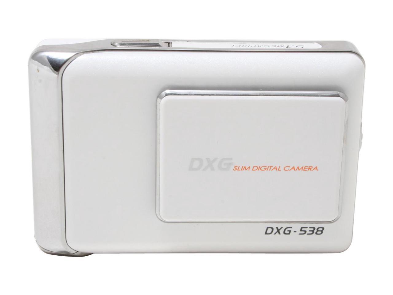 DXG DXG-538 White 5.1 MP Digital Camera - Newegg.com