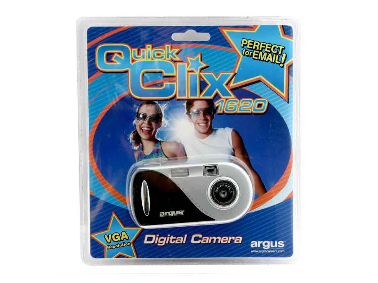 Argus QuickClix 1620 2-Tone 300k pixels Digital Camera w/ Arcsoft Photo ...
