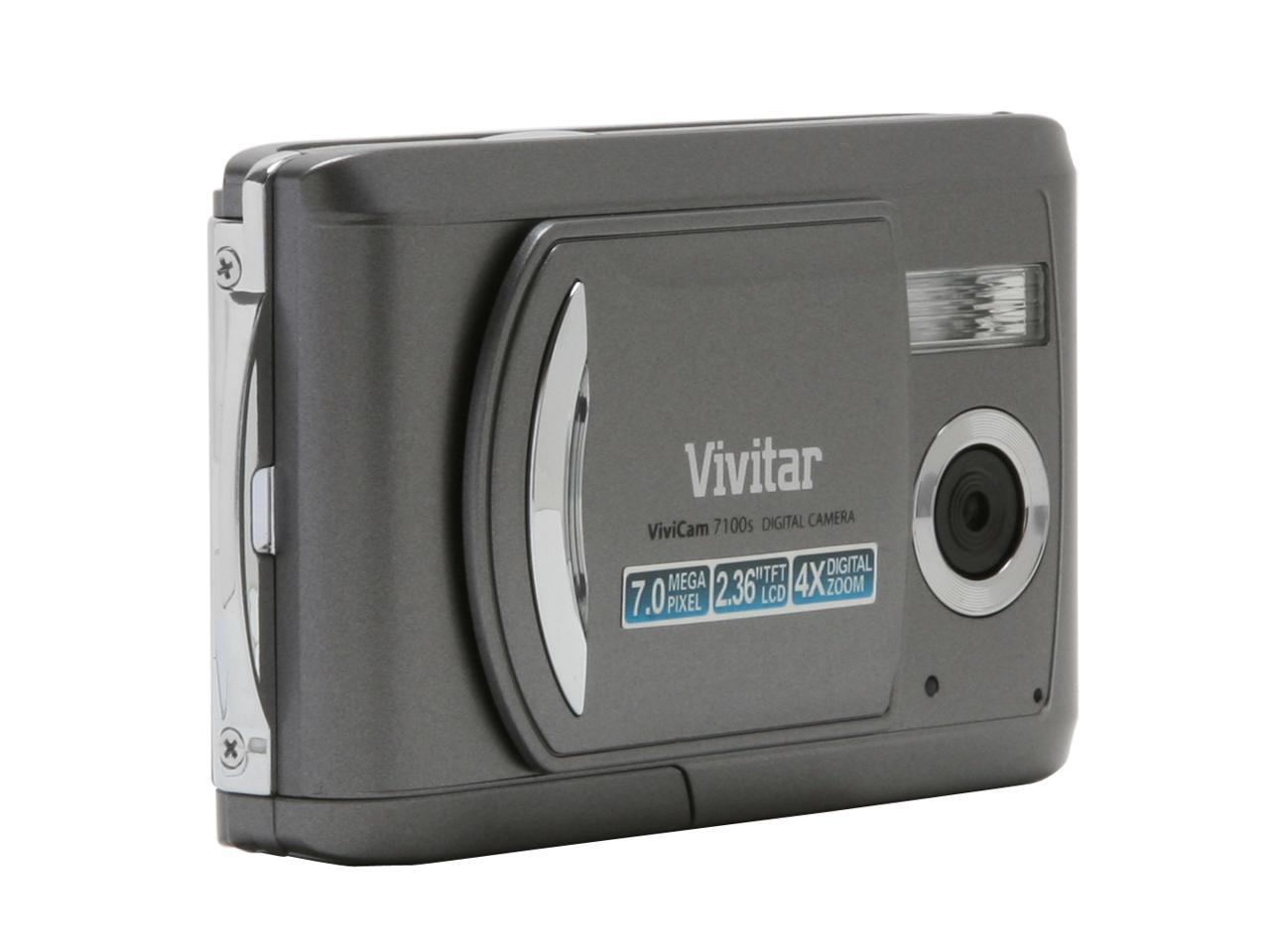 Vivitar Vivicam 7100 Black 7.0 MP Digital Camera - Newegg.com