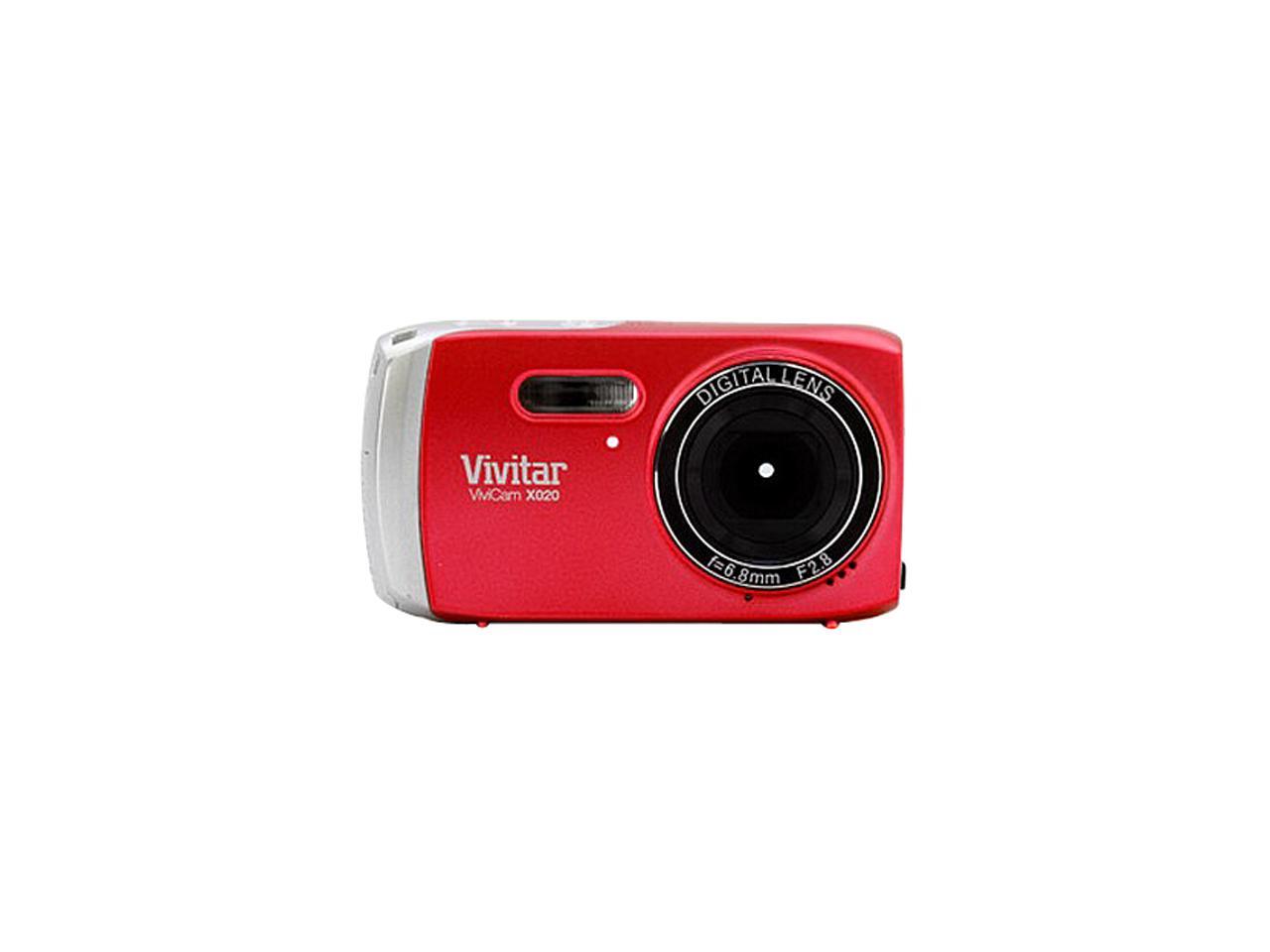 Vivitar ViviCam X020 Red 10.1 MP Digital Camera - Newegg.com