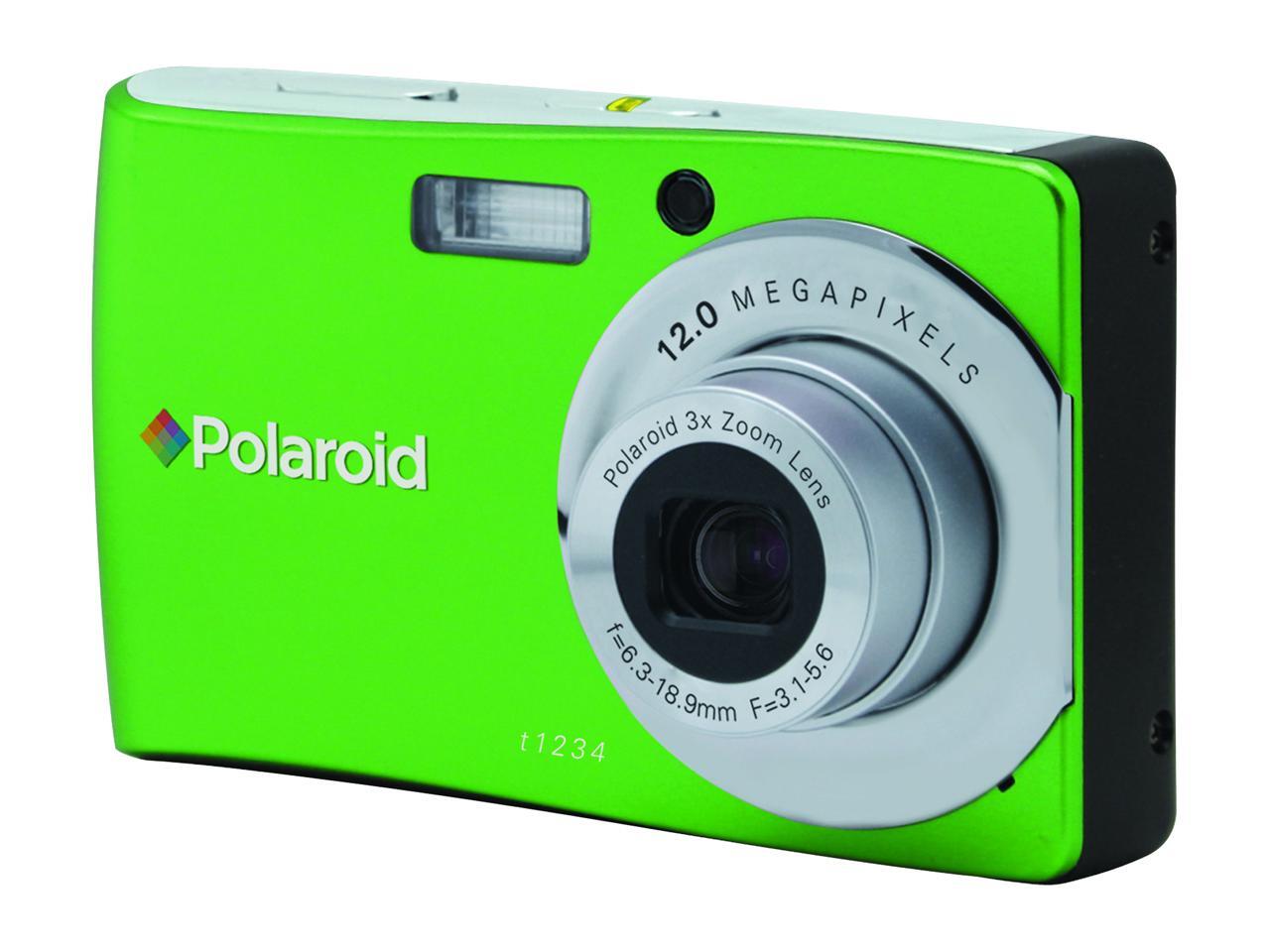 Polaroid t1234 Green 12.0 MP Digital Camera - Newegg.com