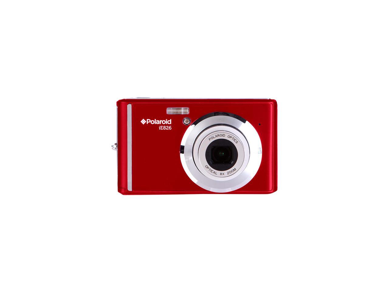 Polaroid iE826 Red 18 MP Digital Camera - Newegg.com