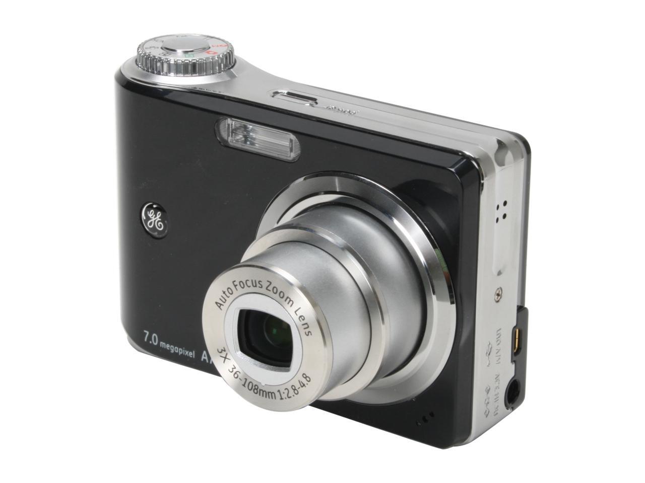 GE A730 Black 7.07 MP Digital Camera - Newegg.com