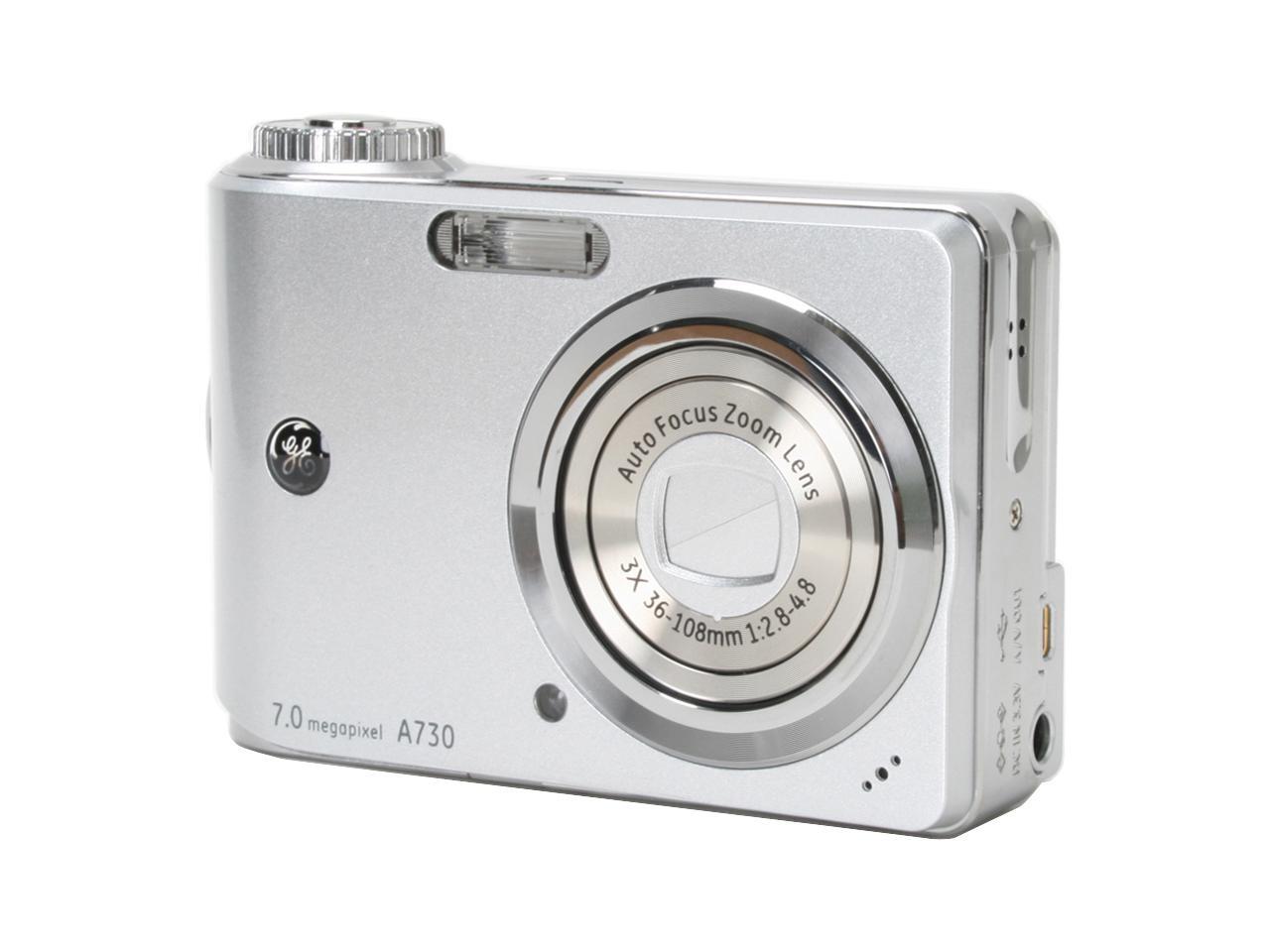 GE A730 Silver 7.07 MP Digital Camera - Newegg.com