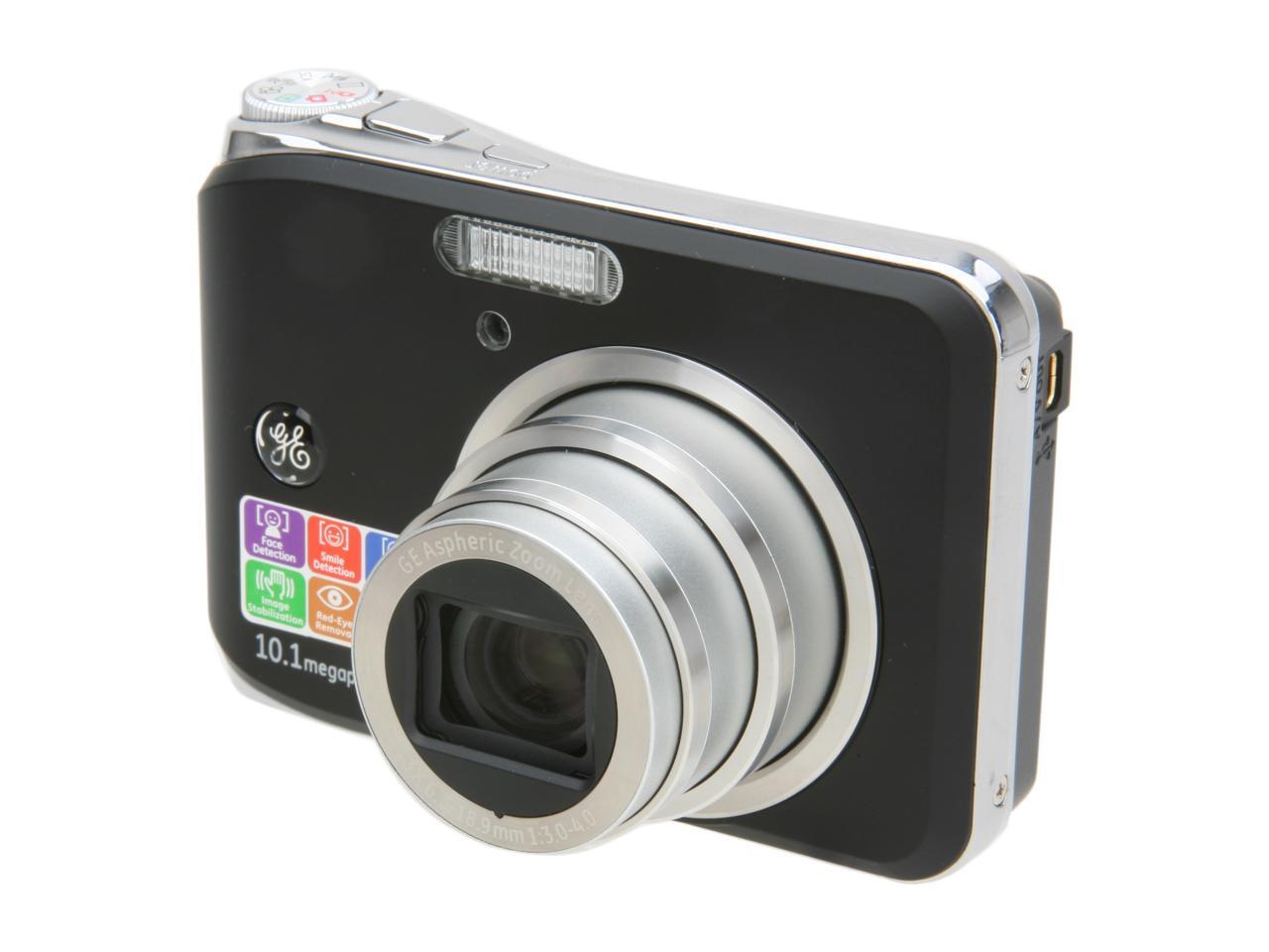 Refurbished: GE W1000 Black 10.1 MP Digital Camera - Newegg.com