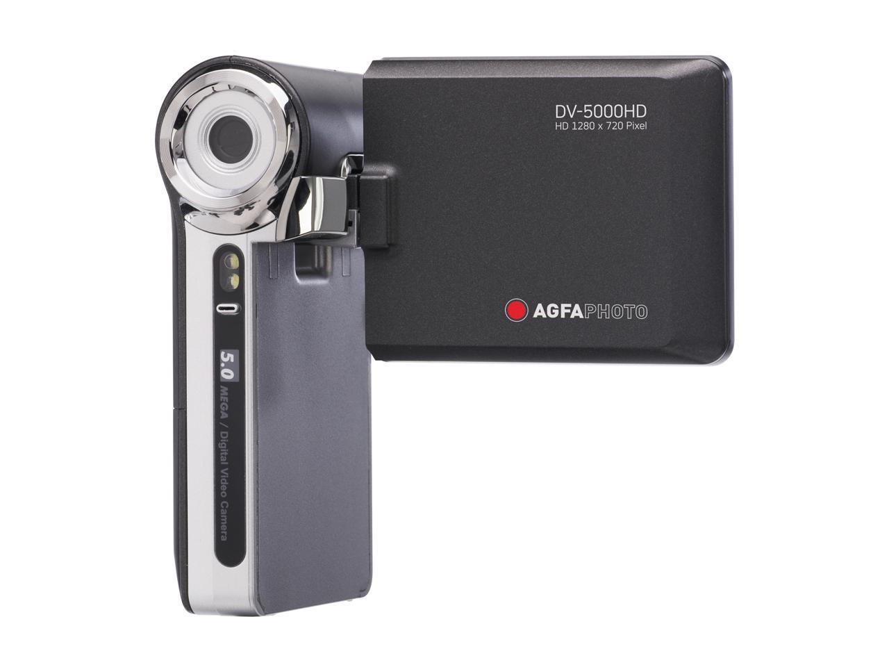 AGFAPHOTO DV-5000HD Black 2.4" LCD HD Video Camera - Newegg.com