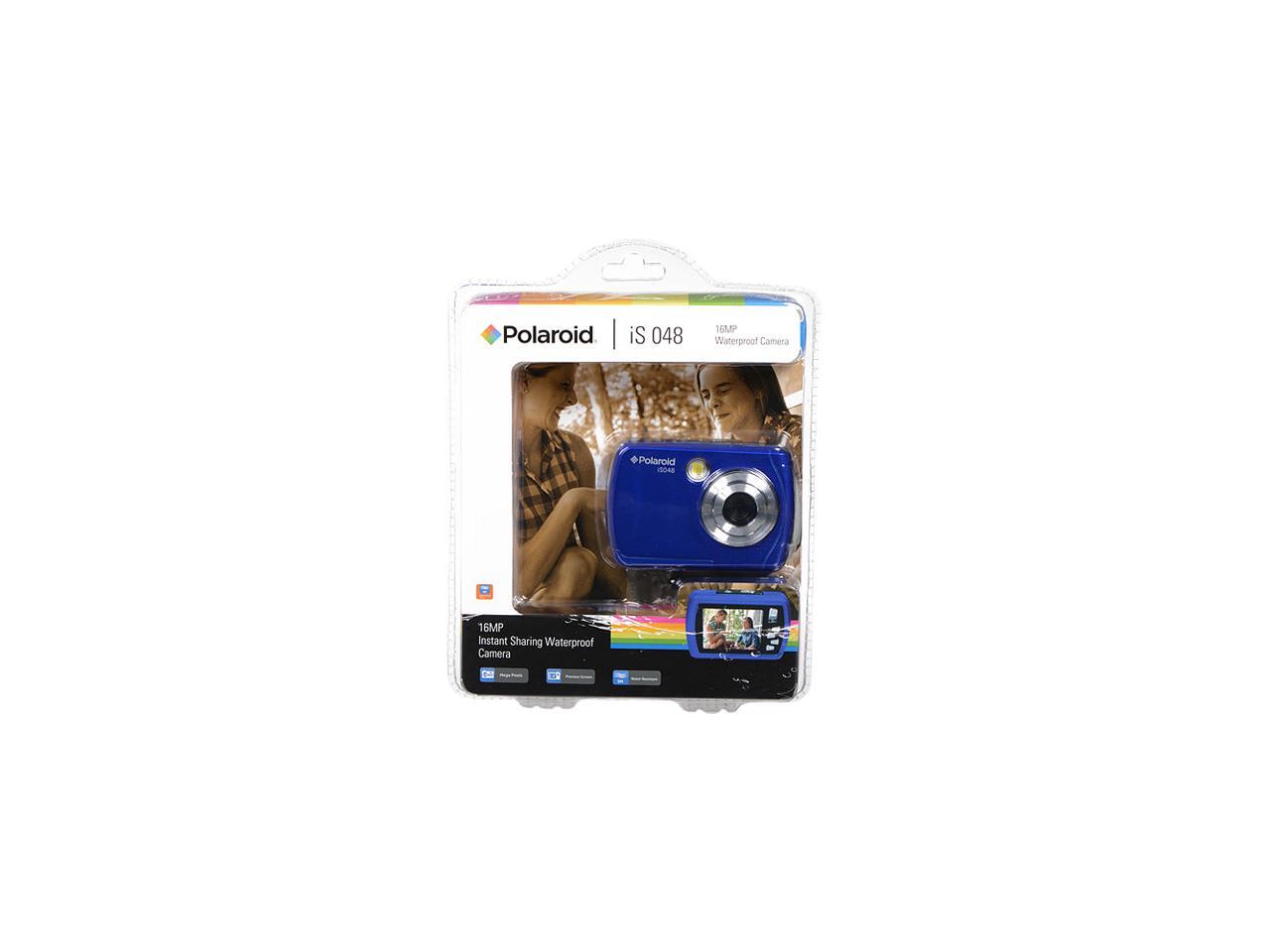 POLAROID IS048-BLUE-PR 16 MP Waterproof Digital Camera Blue - Newegg.com