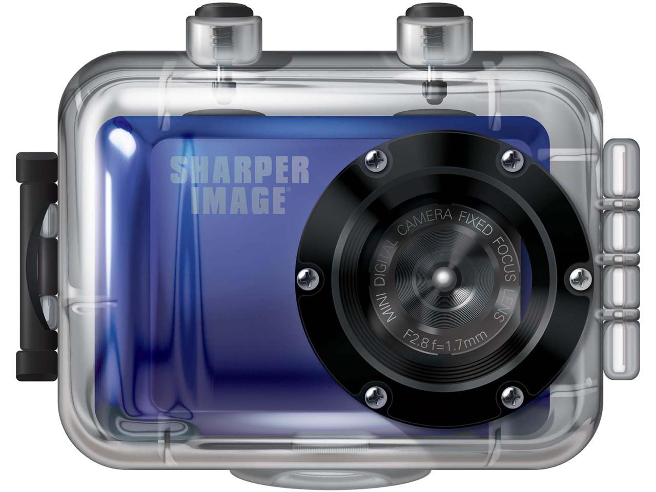 Sharper Image SVC555BL Blue Action Camera - Newegg.com