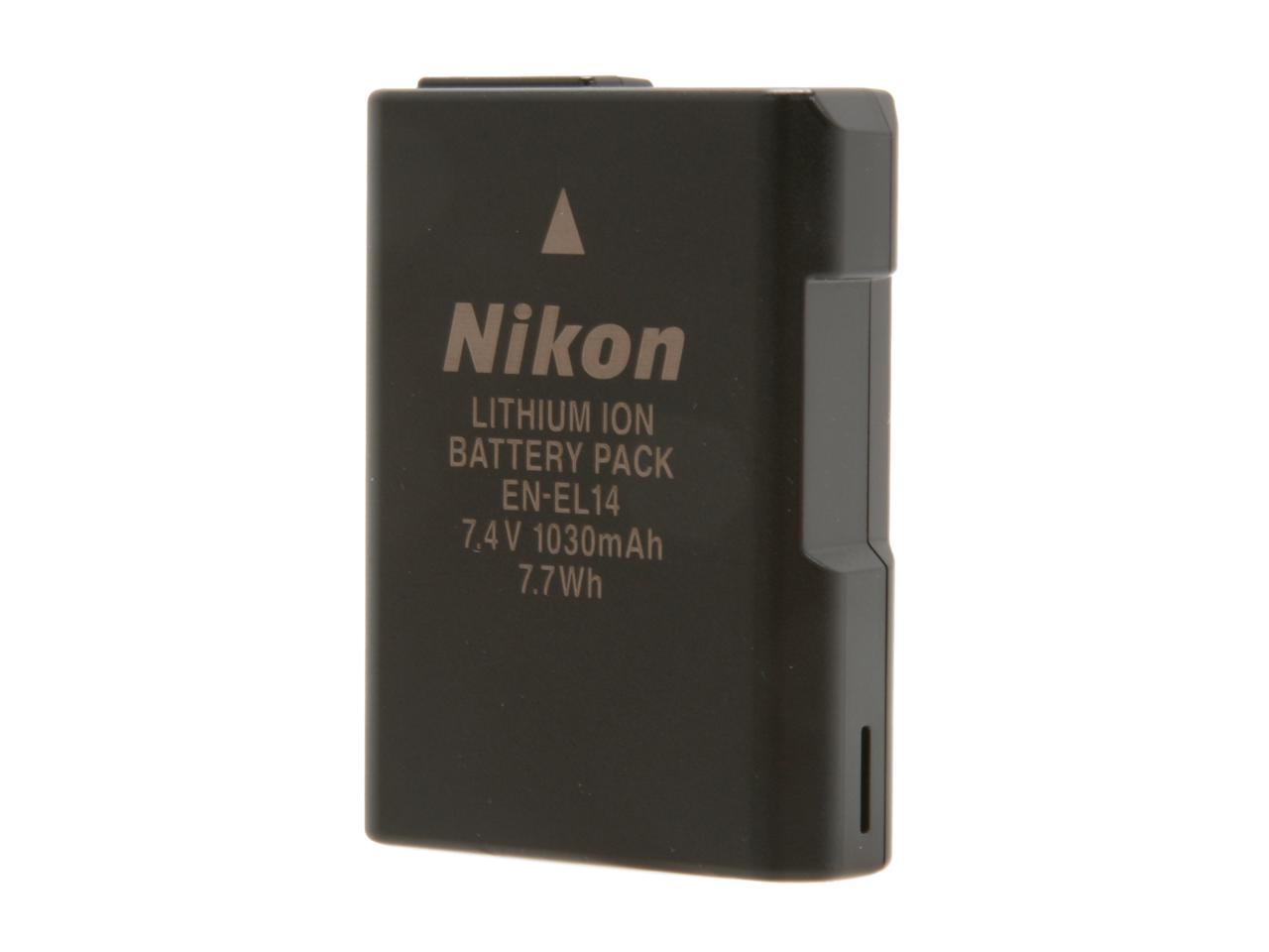 Nikon EN-EL14 Rechargeable Li-ion Battery - Newegg.com