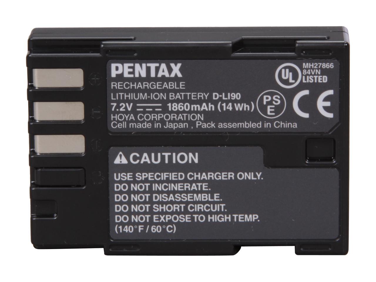 PENTAX D-LI90 Rechargeable Battery - Newegg.com