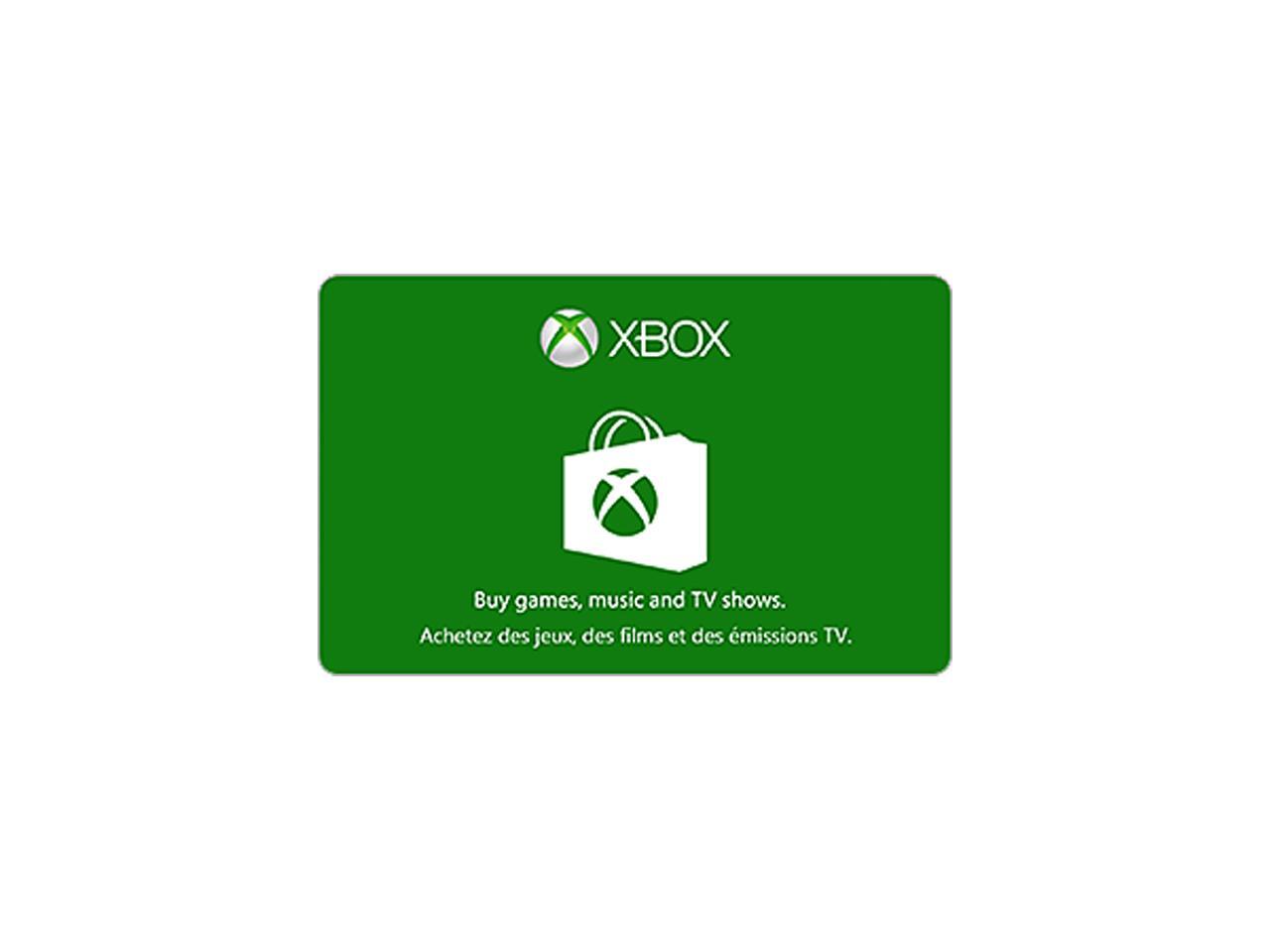 XBox $100 Gift Card (Email Delivery) - Newegg.ca