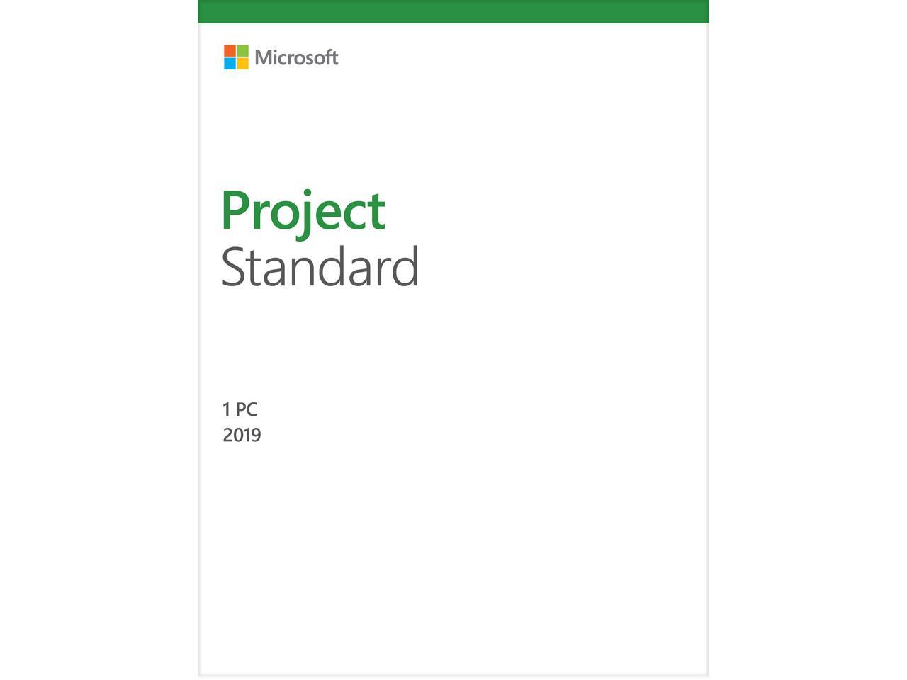 Microsoft Project Standard 2019 / Windows 10 - Download - 1PC - Newegg.com