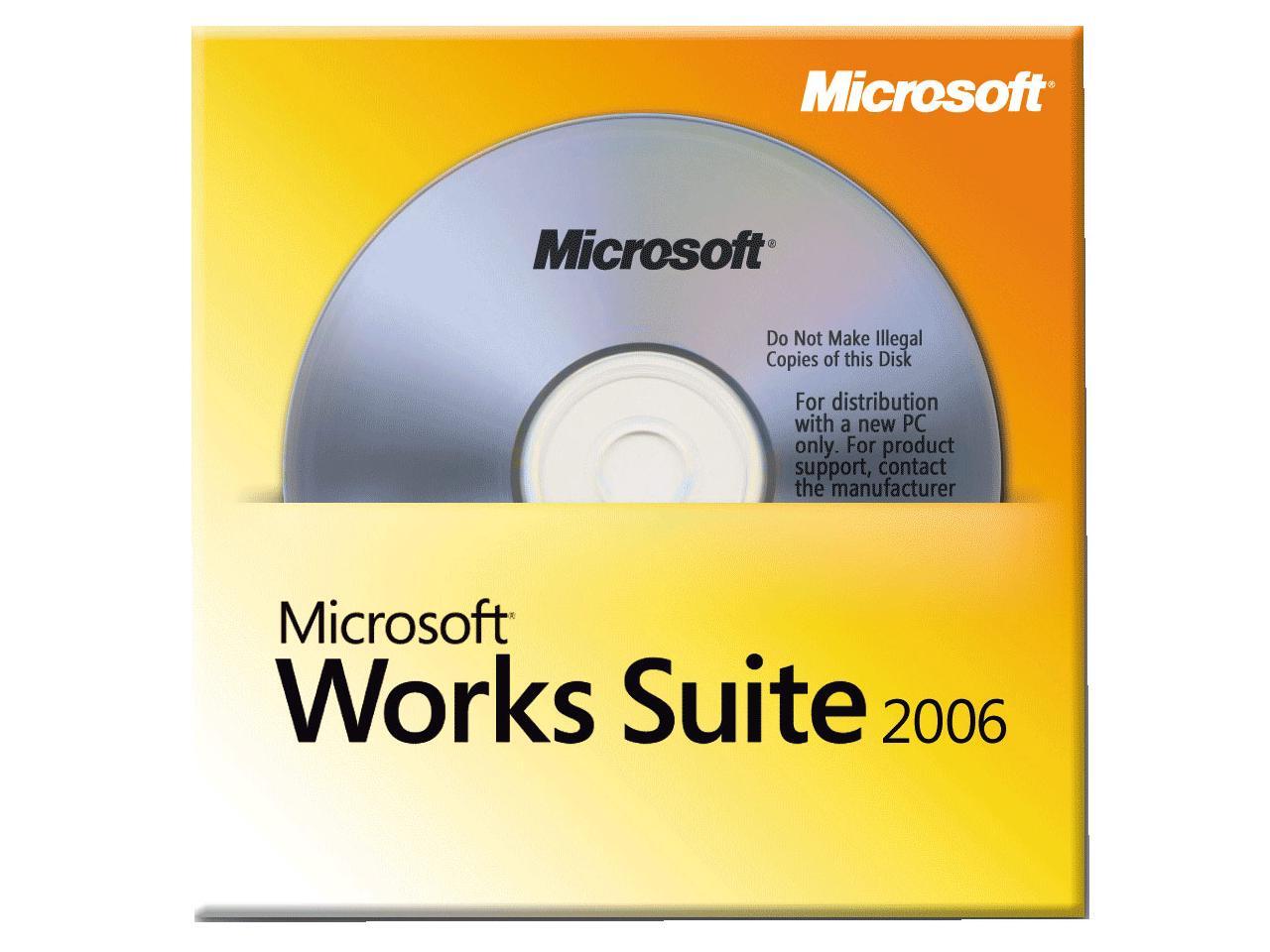 Microsoft Works Suite 2006 - Newegg.com