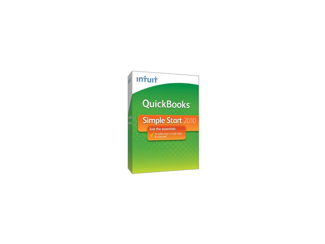 Intuit Quickbooks Simple Start 2010 - Newegg.com