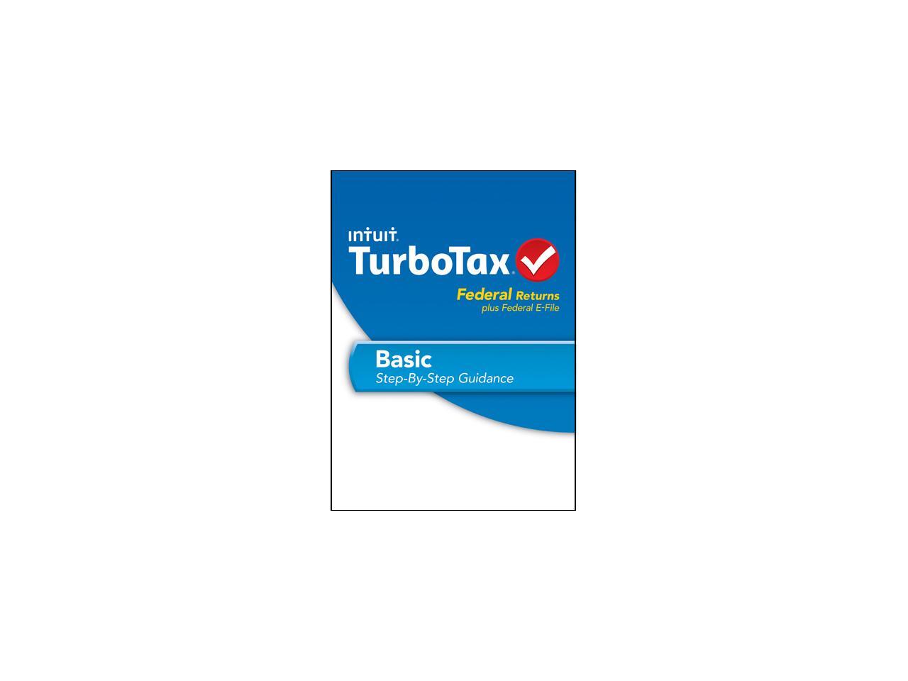 Intuit TurboTax Basic 2013 For Windows - Download - Newegg.com