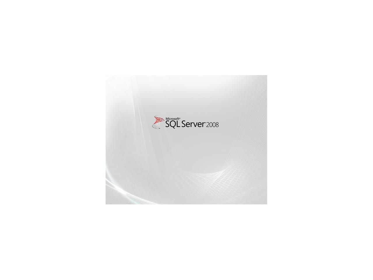 Microsoft SQL Server Standard Edition 2008 1 Processor License - Newegg.com