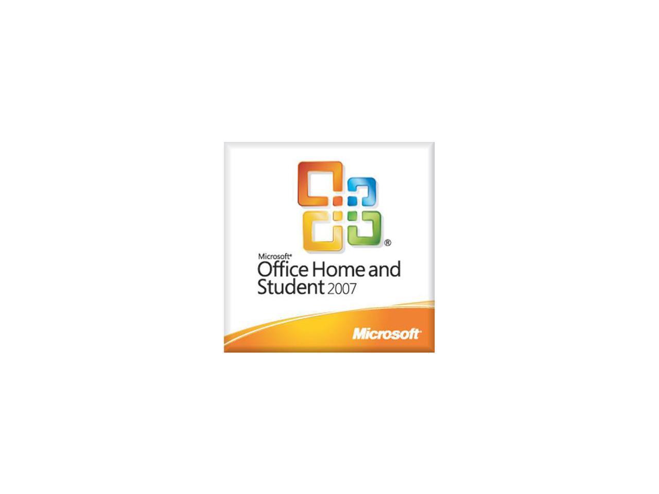 Microsoft Microsoft Office 2007 Home and Student - v.2.0 License -MLK ...