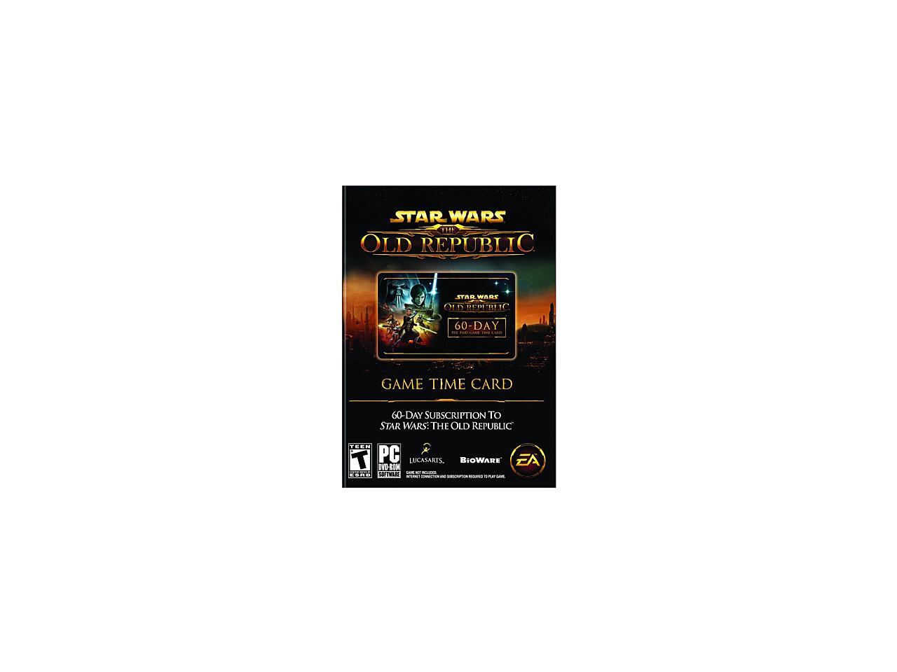 Star Wars: Old Republic 60 Day Prepaid Time Card PC Game - Newegg.com