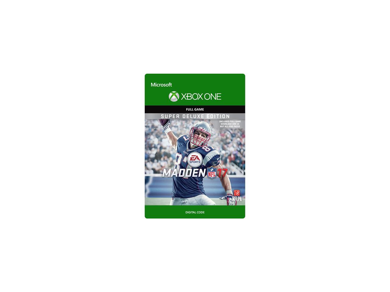 Madden NFL 17 Super Deluxe XBOX One [Digital Code] - Newegg.com
